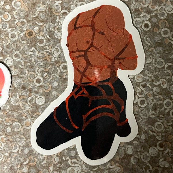 Submission / Hard Enamel Pin / Shibari / Rope Bunny / BDSM / Kinky / Bondage / Tied up / Erotica ...