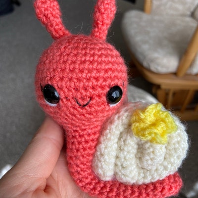 PATTERN: Sally the Snail Crochet Snail Pattern Amigurumi Snail Pattern ...
