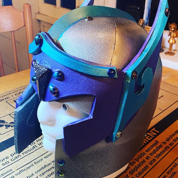 DIY Eva Foam Helmet - Template Pattern Blueprint Pdf Vector Printable ...