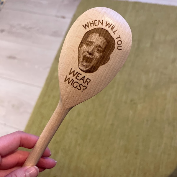 Jeff Goldblum Face on Wooden Spoon, Jeff Goldspoon, Housewarming, Meme ...