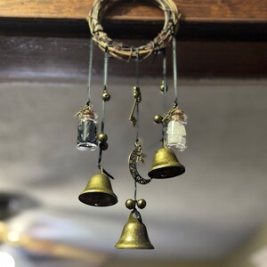 Moon Door Hanger Spiritual Bells Witch Bells Door Bells - Etsy