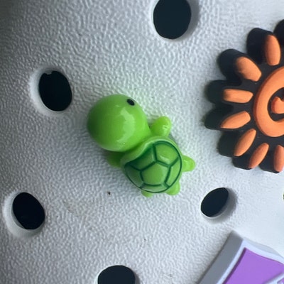 Baby Turtle Croc Charm - Etsy UK