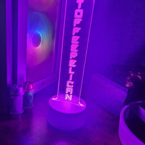 Personalized Gamertag LED Sign: Custom Streamer Light - Etsy