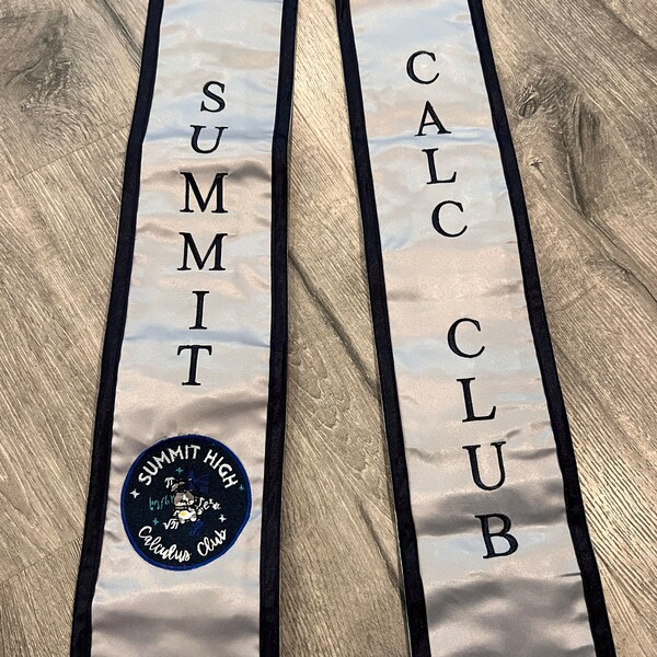 Custom Embroidery Graduation Stole | Custom Personalized Stole | Custom ...