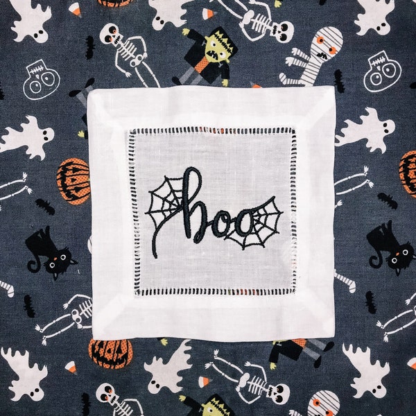 Halloween Boo Embroidery Design - 7 Sizes Formats: Dst Exp Hus Jef Pes ...