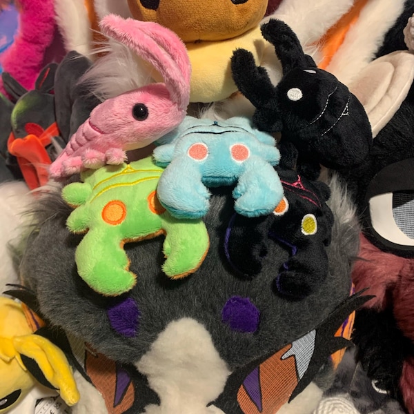 Shrimp Plush – Handmade Minky Ocean Bug Plushie, Colorful Decapoda ...
