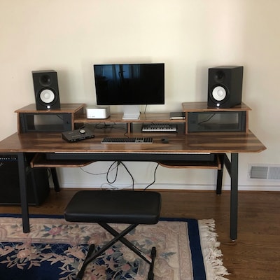 8-16U Slanted SIDECAR AUDIO RACK Storage Shelves - Etsy