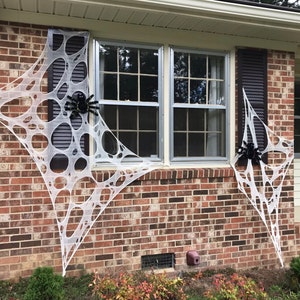 Halloween Decor Spider Web, Outdoor, Indoor, Reusable, Party, Door ...