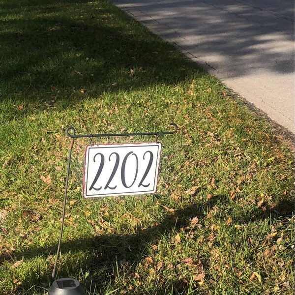 Rustic Address Sign, Farmhouse Decor, House Numbers, Street Sign ...