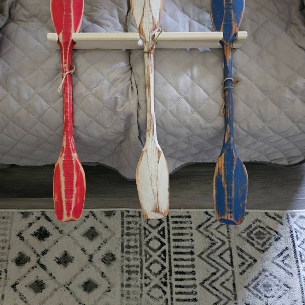 Custom Oars // Hand Painted Canoe Paddle // Canoe Oar // Home Decor ...