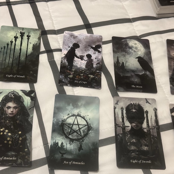 Tarot Deck, Tarot Card Deck, Tarot Deck With Guidebook, Indie Unique ...