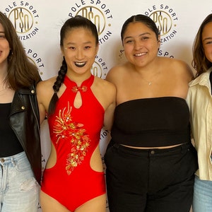 Salsa Queen Pole Dancing Costume Dance Competition Outfit Dance Costume ...