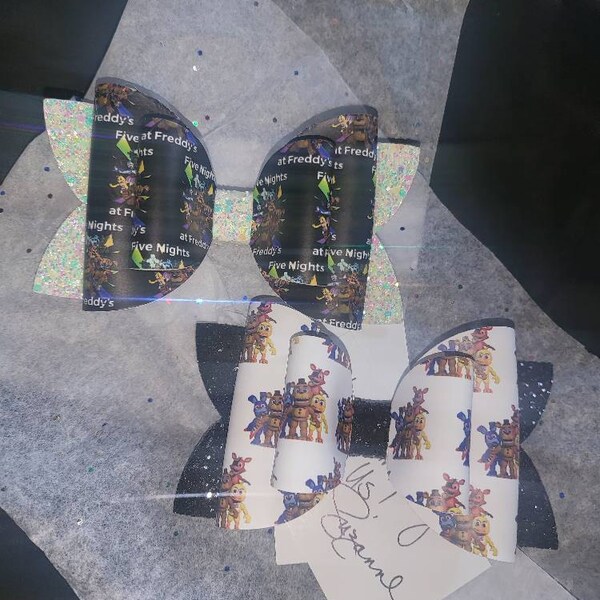 Dragon Bow...toothless Bow...light Fury Bow..glitter Bow..5 Inch Bow ...