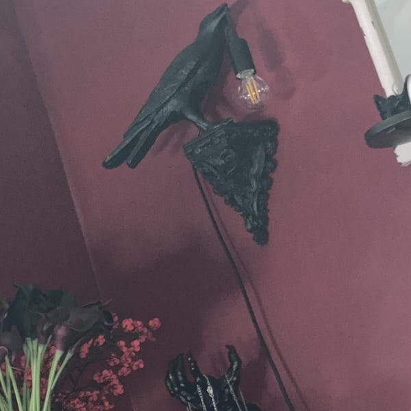 Vintage Black Victorian Corbel for Wall Decoration Shelf Candle Holder ...