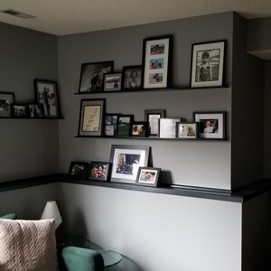 Black 2 Deep Ultraledger Picture Ledge / Wall Art - Etsy