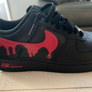 Custom Nike Air Force 1 Drip Any Color Drip Nike Drip Air Force Ones ...