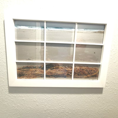 16x20 Rustic Window Frame, Window Picture Frame, Farmhouse Window, 9 ...