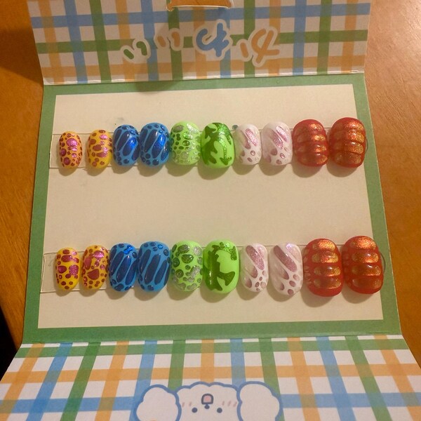 Friday the 13th Inspired Press on Nails | Luxury Nails | Halloween ...