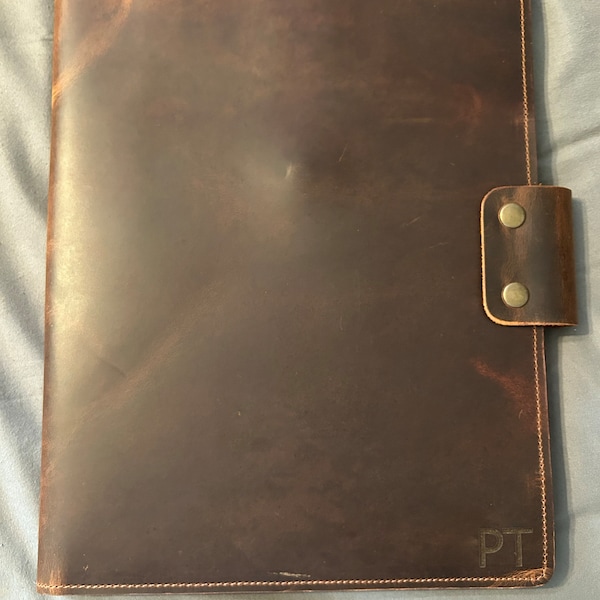 Business Leather Portfolio, Handmade Leather Document Organizer ...