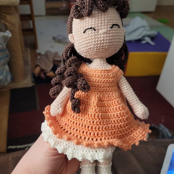 Lara Doll Amigurumi Crochet Pattern for Beginners (PDF Pattern) - Etsy