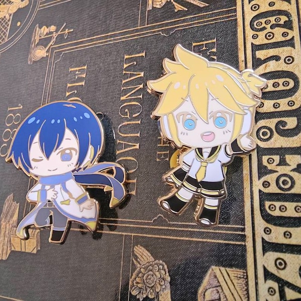 Virtual Vocalist Kaito Hard Enamel Pin, Christmas Gift - Etsy