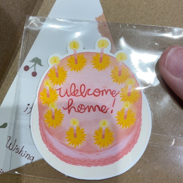 Welcome Home Sticker / Cottagecore Stickers / Cute Stickers ...