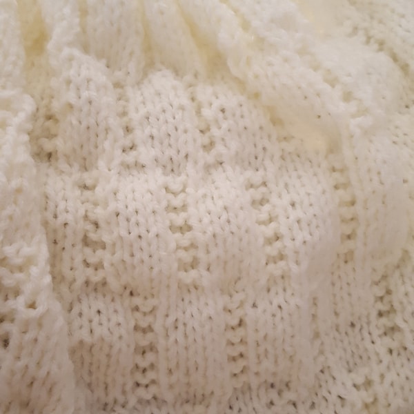 Blanket KNITTING PATTERN / Prairie Fields / Throw Knitting Pattern for ...