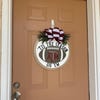 Arkansas Razorbacks Front Door Decor Razorbacks Sign UARK Wreath Hogs ...