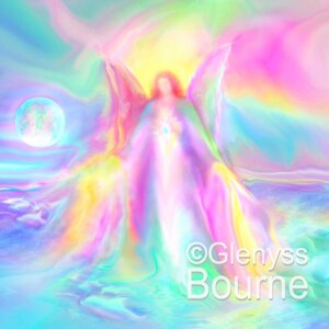 Set 2 of 3 ARCHANGEL Angelic Energy Paintings 8x 10 - Etsy