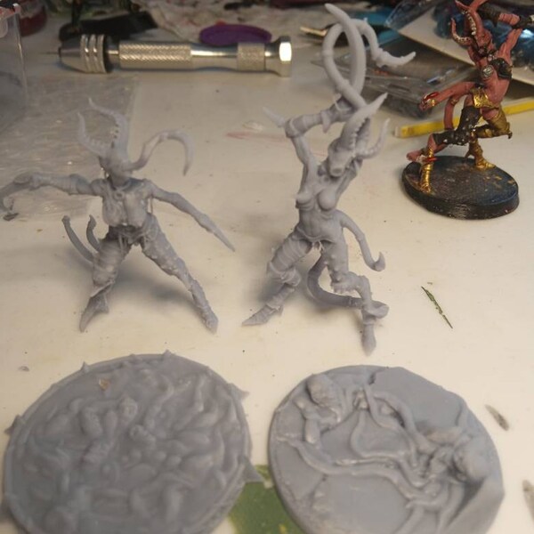 Afflicted Celestial \ 102mm Fantasy Miniature \ D&D \ Mini Monster ...