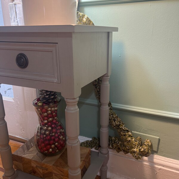 Slip-on Handmade Lamp Cord Cover, 19th Century Blue Floral & Khaki ...