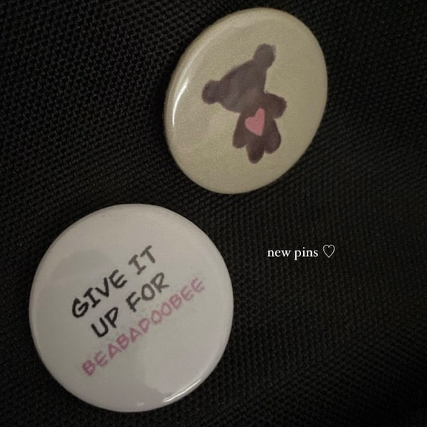Beabadoobee Inspired Pin Set | 1" Pinback Buttons | Comes With Freebies ...