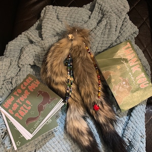 Custom Beaded Tail Keychain for Therians, Furries, Cosplay, Alternative ...