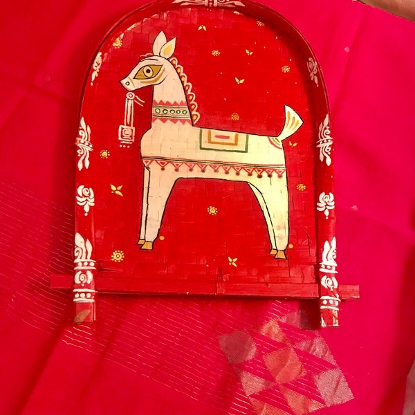 Bengali Wedding Bou Kulo | Wall Kulo Art | Hand-painted Bou Kulo | Wall ...