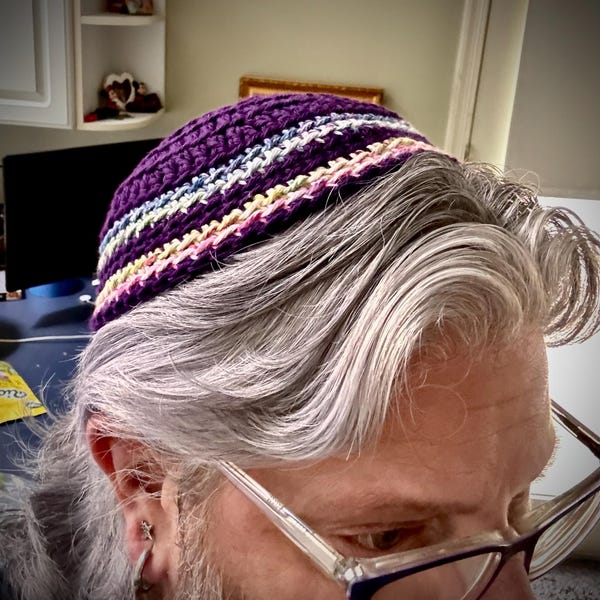 Extra Large Kippot,yarmulke, Cotton Kippah, Jewish, Yamaka, Frik Kippot ...