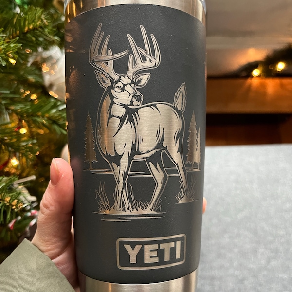 Whitetail Deer YETI Tumbler: Personalized Insulated Rambler - Etsy