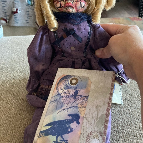 Creepy Doll Altered Doll Art Doll Spooky Gothic Horror Halloween ...