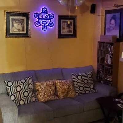 Puerto Rico Taino Sun Sol God Symbol Metal Wall Art LED Light Made in ...