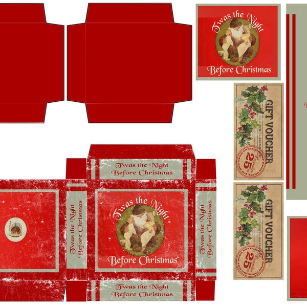 Vintage Tabs and Labels Digital Download Printable Ephemera - Etsy