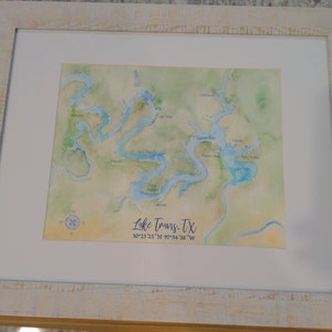 Cape Cod Watercolor Map | Etsy