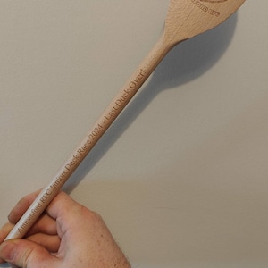 Chef Design Personalised Wooden Spoon, Head Chef, Sous Chef, Cooking ...