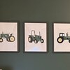 John Deere Vintage Tractor Boy Room Decor, Green Tractor Wall Art, Farm ...