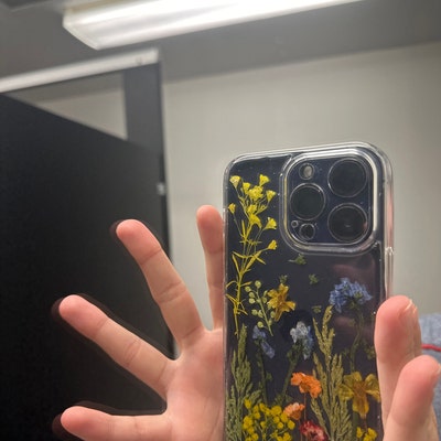 Pressed Flowers Pill Case Birth Control Pill Box Cute Pill Organize ...