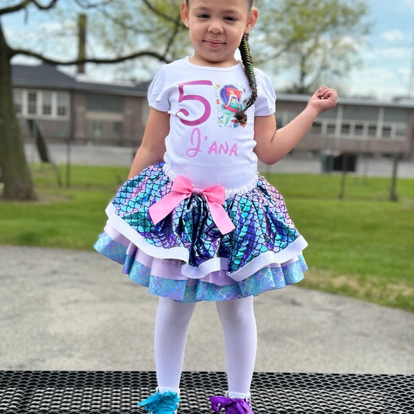 Toddler Girl Kids Bling Pearl Little Mermaid Shoes - Customized Name ...