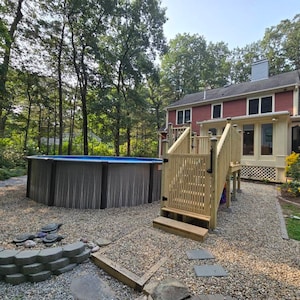 Plans for Above Ground Pool Deck (10x10) 24' Round Pool 52" High - Etsy