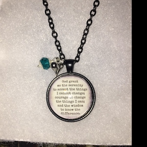 AA Serenity Prayer Gift,god Grant Me the Serenity, Alcoholics Anonymous ...