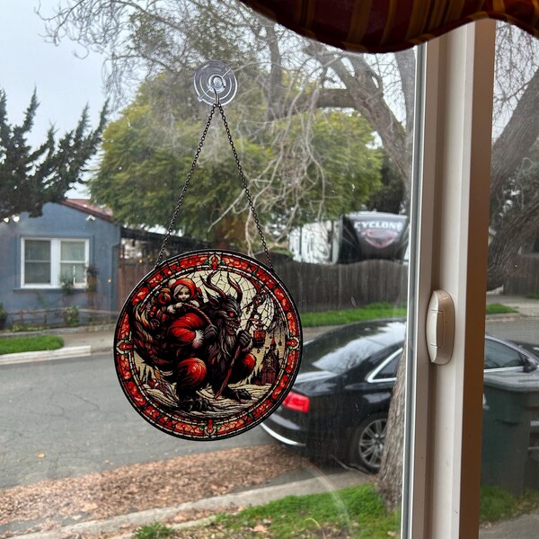 Mothman Stained Glass Suncatcher Mothman Lightcatcher Cryptid Window ...