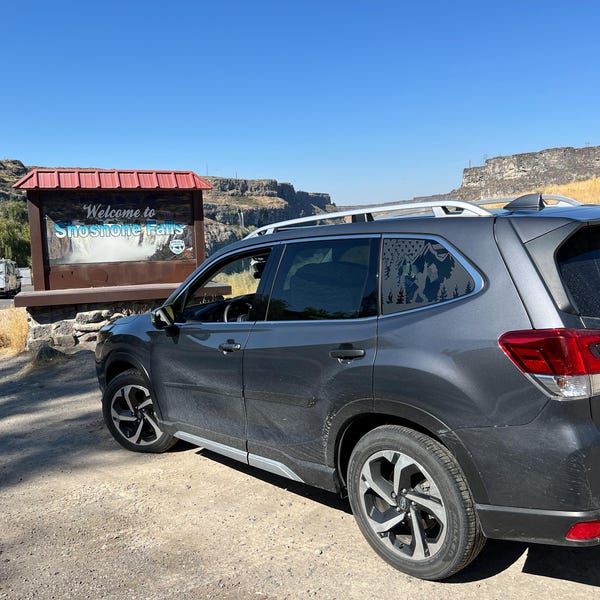 Fits 2018-2023 Subaru Crosstrek Rear Side Windows Mountain Tree Outdoor ...