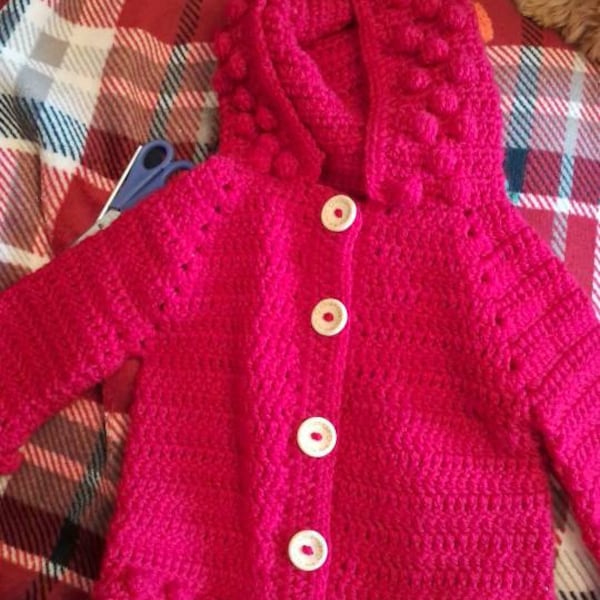 CROCHET PATTERN Hooded Jacket Crochet Pattern, Photo Tutorial Included ...