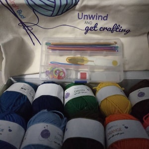 DIY Mini Crochet Kit beginner's Crochet Kit for All Ages Includes Yarn ...